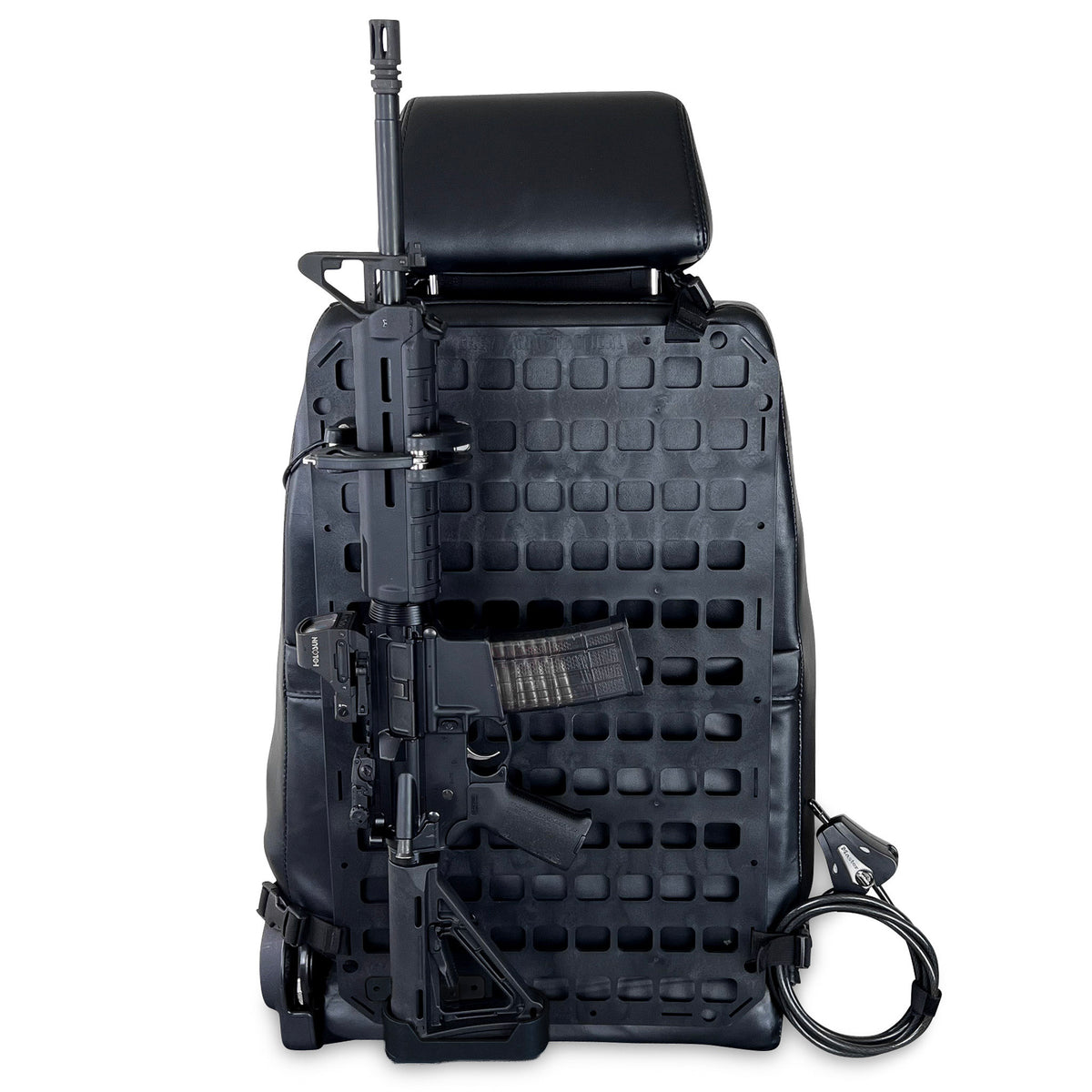 Vehicle Locking Rifle Rack - SC-6 Mount + 15.25 X 25 RMP™ [Rigid MOLLE ...