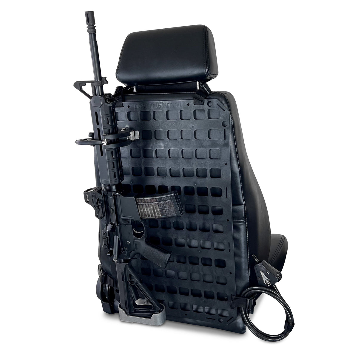 Vehicle Locking Rifle Rack - SC-6 Mount + 15.25 X 25 RMP™ [Rigid MOLLE ...