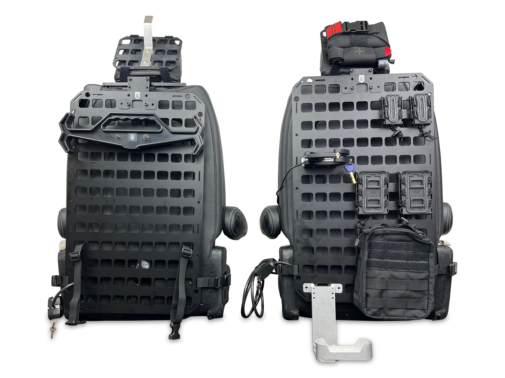 Dual MOLLE Seat Back | Tactical Seat Back Organizer Package