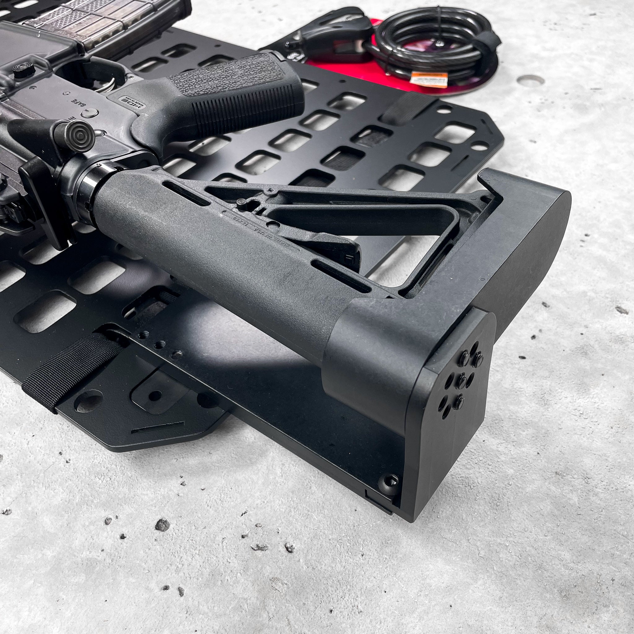 Locking Rifle Rack for Truck | Tactical Vehicle Gun Mount