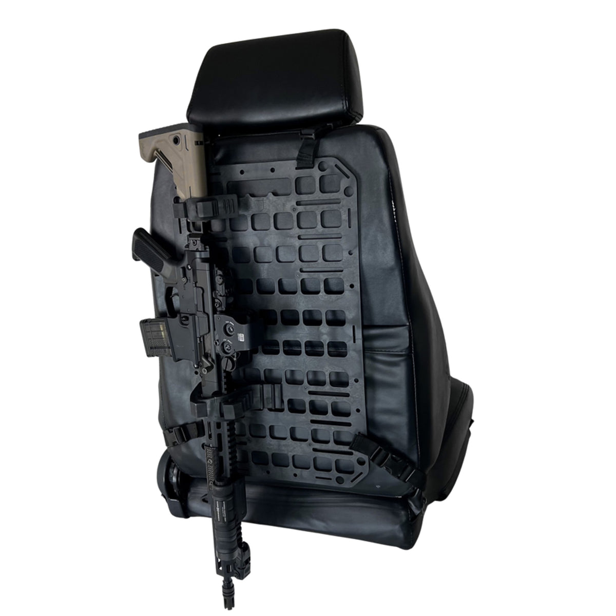 Vehicle Rifle Rack - Rubber Clamps + 12.25 X 21 RMP™ [Nut + Bolt]