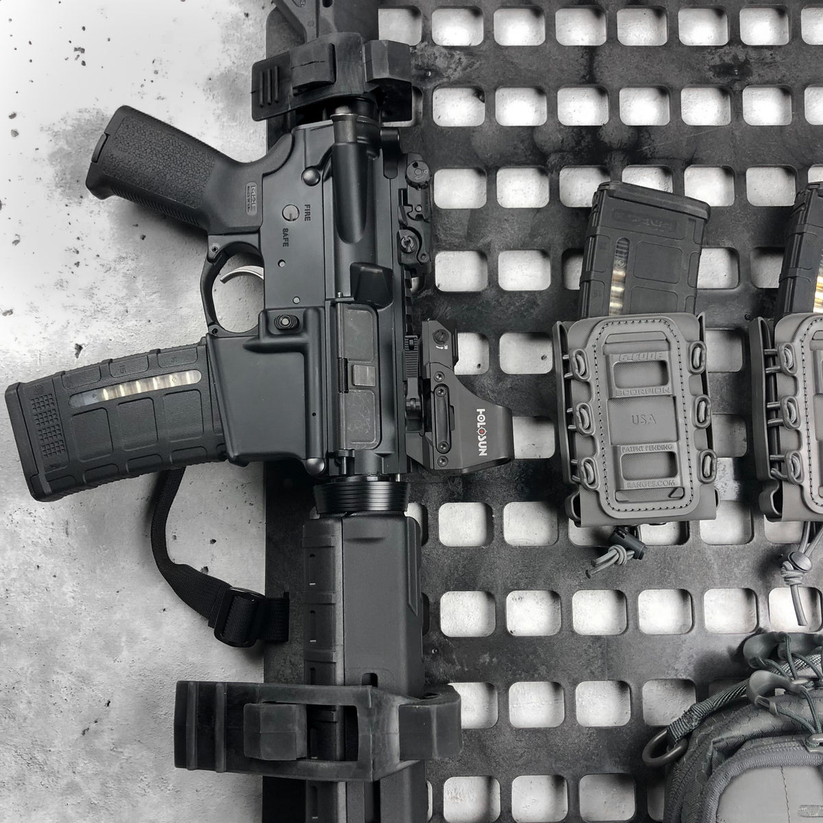 Rigid MOLLE Rifle Holder | MOLLE Rifle Mount | MOLLE Clip